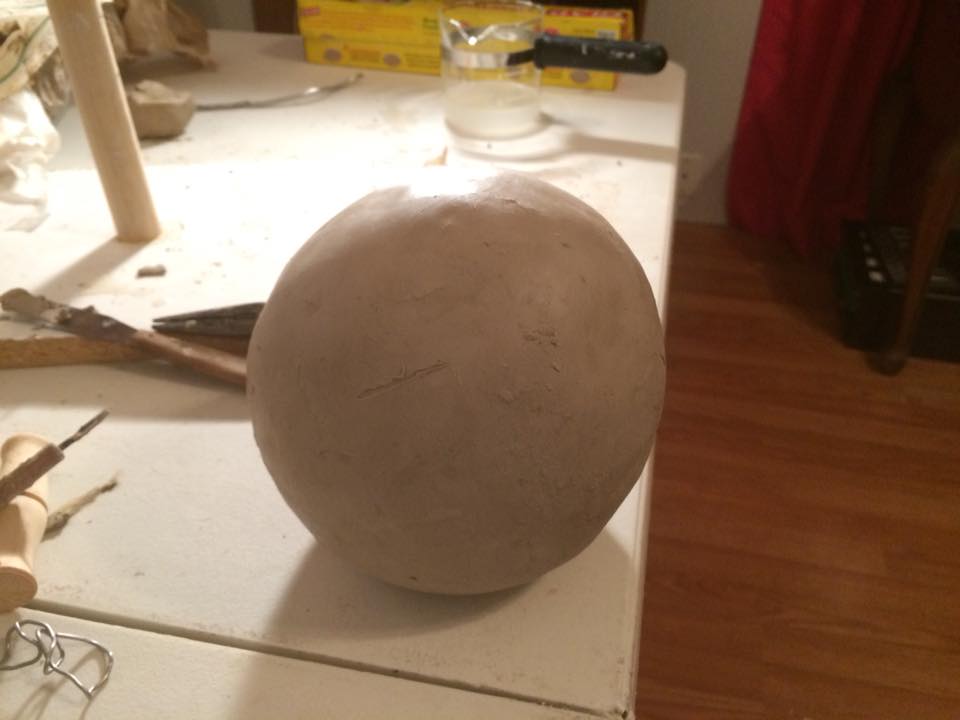 Hollowing Out a Sculpture, Removing Armature from Water-Based Clay ...